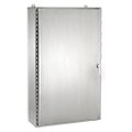 Nvent Hoffman ENCLOSURE NEMA 4X WALL MOUNT, CONTINUOUS HINGE 48"X36"X10" A48H3610SSLP3PT | Zoro